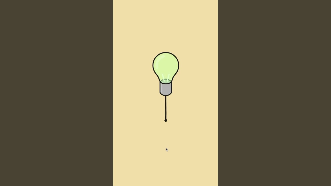 Light Bulb Animation using HTML CSS |  #canvas #coding #viral #trending #design #529 #css #html