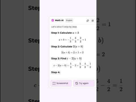 AI Math Solver Perfect for CPM Homework Help #math #maths #school #collegelife #studentlife