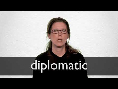 DIPLOMATIC definition and meaning | Collins English Dictionary
