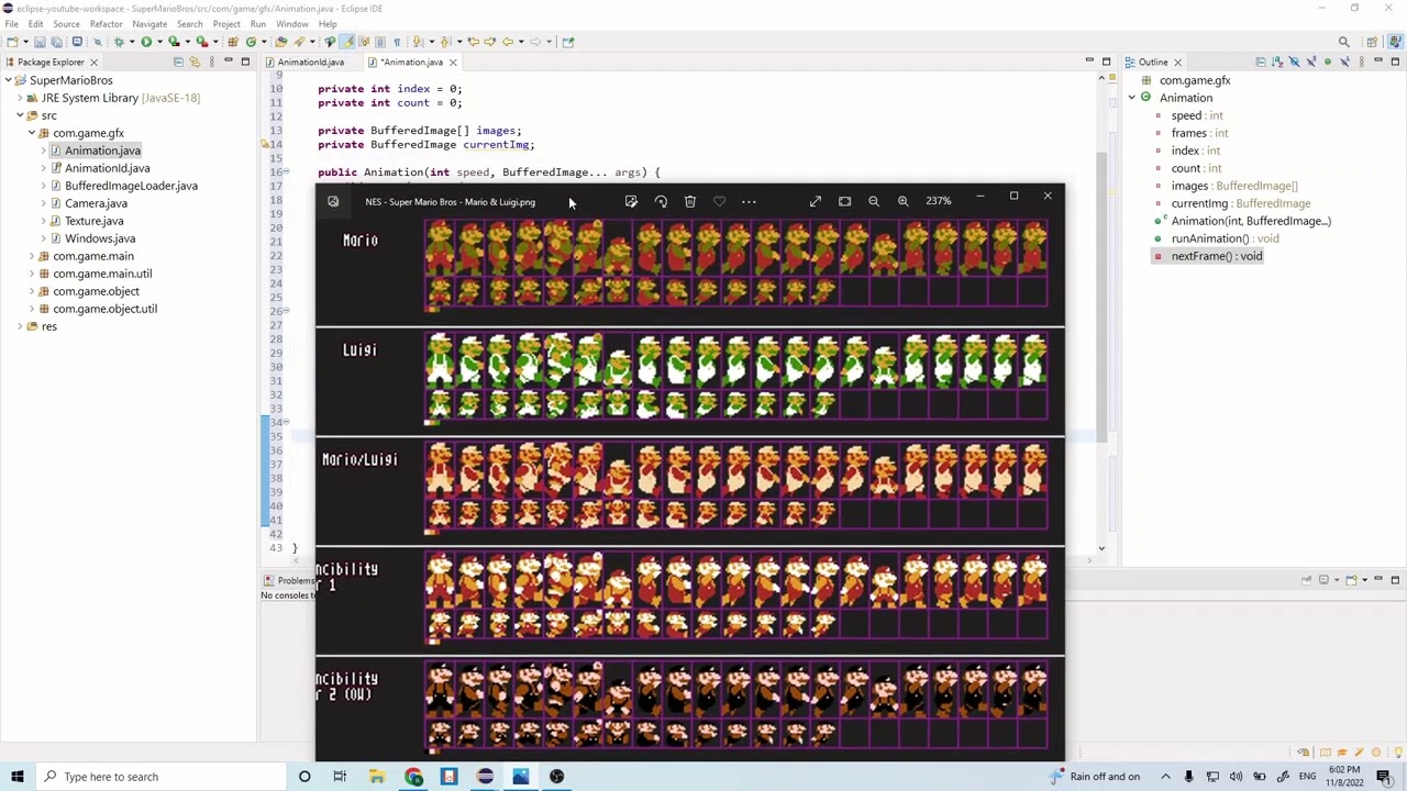 Java Game Programming #15 - Animations