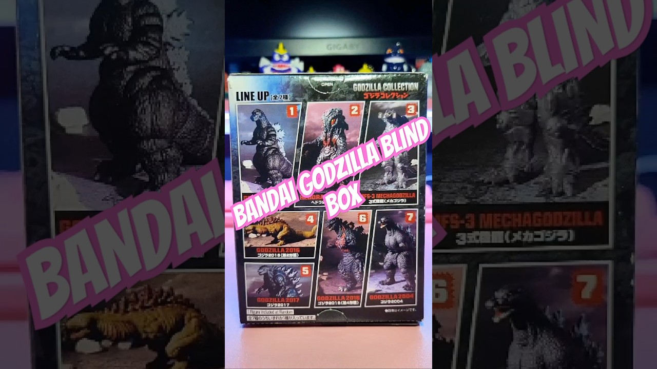 WHO WILL I PULL FROM THIS BANDAI GODZILLA BLIND BOX #godzilla #unboxing #bandai