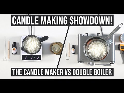 Candle Making Showdown - The Candle Maker vs Double Boiler Method | Time Trial