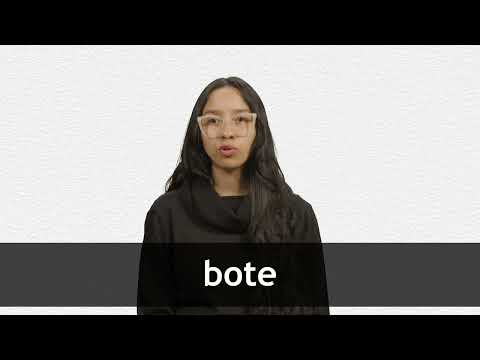 English Translation of “BOTE” | Collins Spanish-English Dictionary