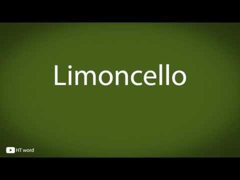 How to pronounce Limoncello [Italian food]