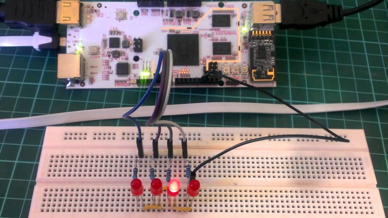 pcDuino v2 GPIO demonstration