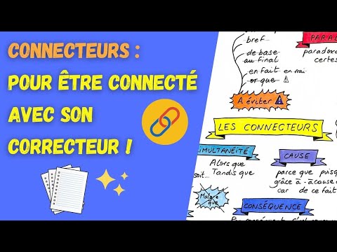 CONNECTEURS LOGIQUES : pour être CONNECTÉ à son CORRECTEUR !