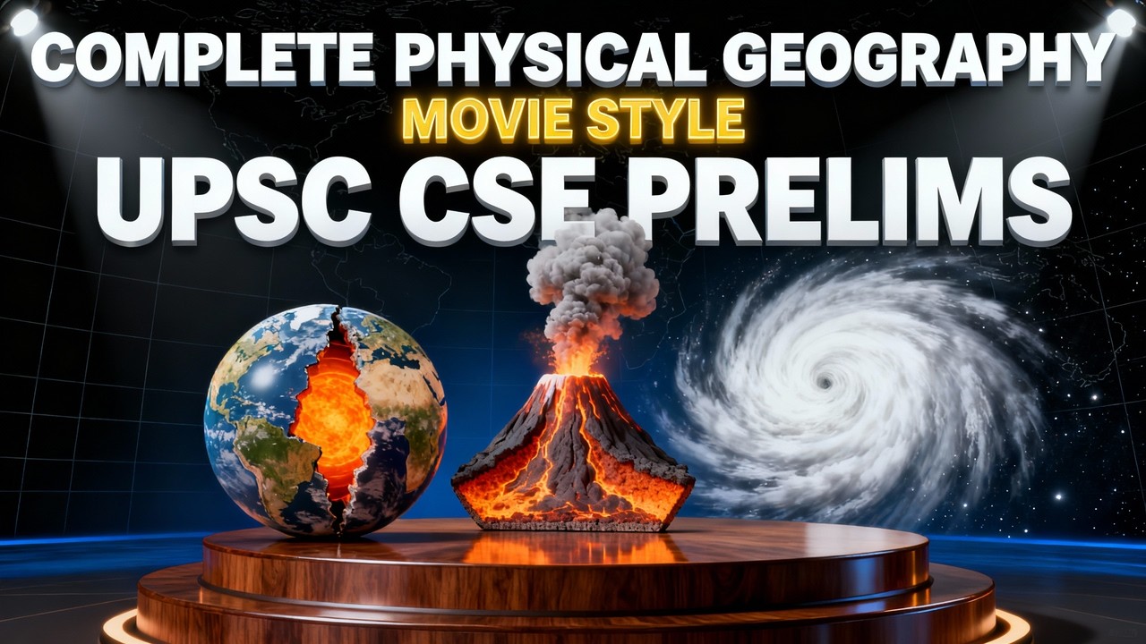 Complete Physical Geography Movie || UPSC CSE Prelims || One Shot Marathon || Cinematic Visuals