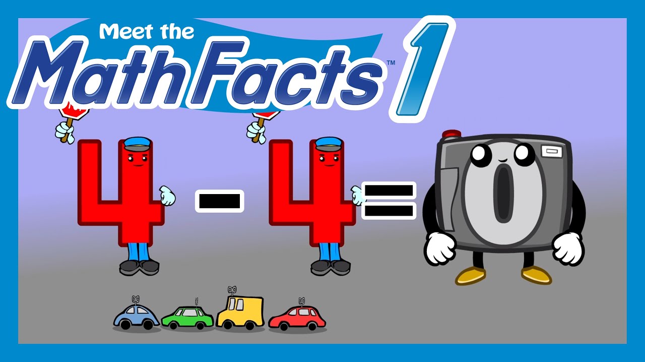 Meet the Math Facts Addition & Subtraction Level 1 - Character Drills