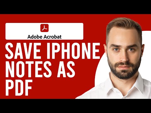 How to Save iPhone Notes as PDF (How to Convert Notes to PDF Files on an iPhone)
