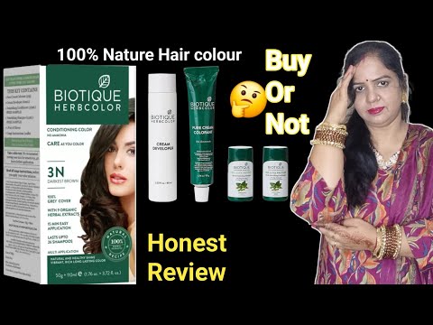 Biotique Herbcolor Honest Review | How To Use Biotique Herbcolor | Biotique Hair colour
