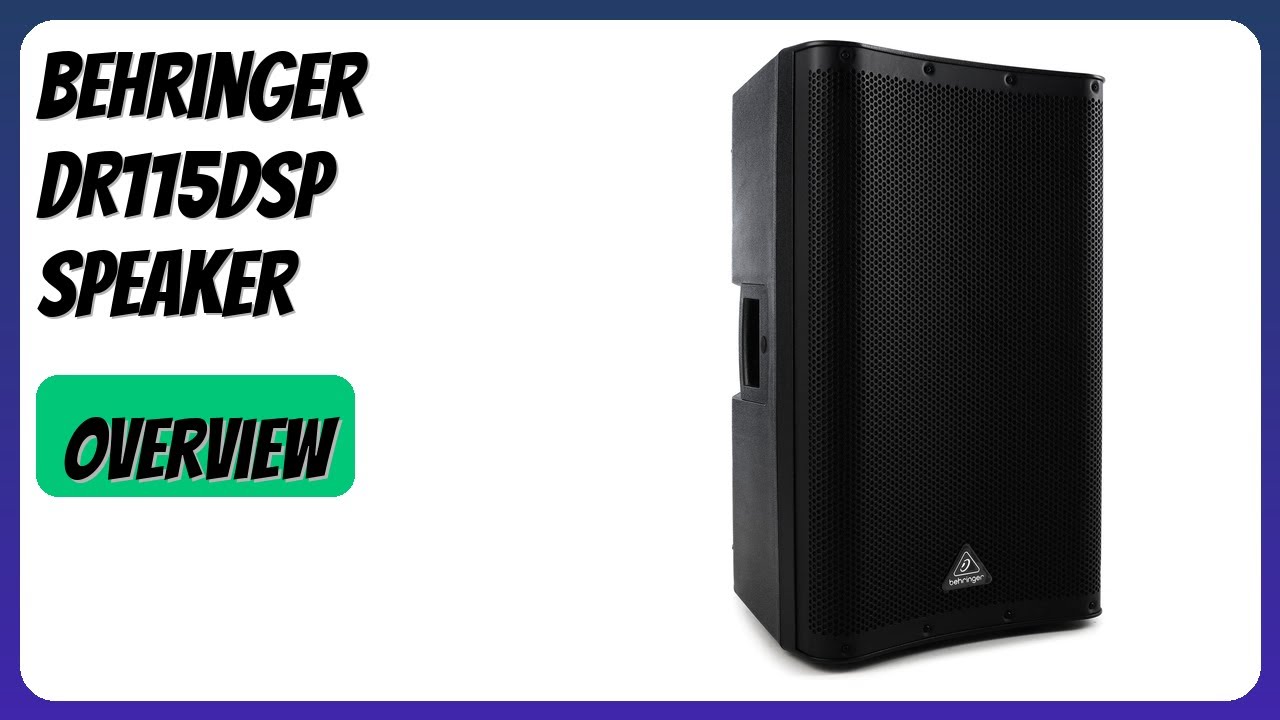 REVIEW (2026): Behringer DR115DSP Speaker. Features