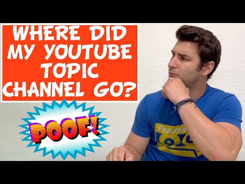 What happens to your YouTube Topic Channel when you get an OAC?