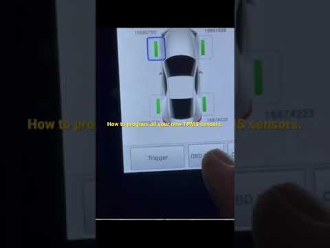 Programming new TPMS sensor.