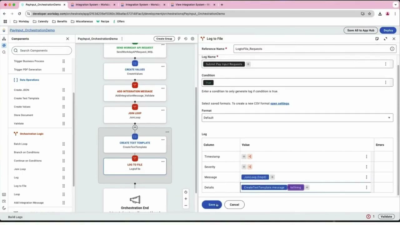 Solution Architects Group Workday Orchestrations