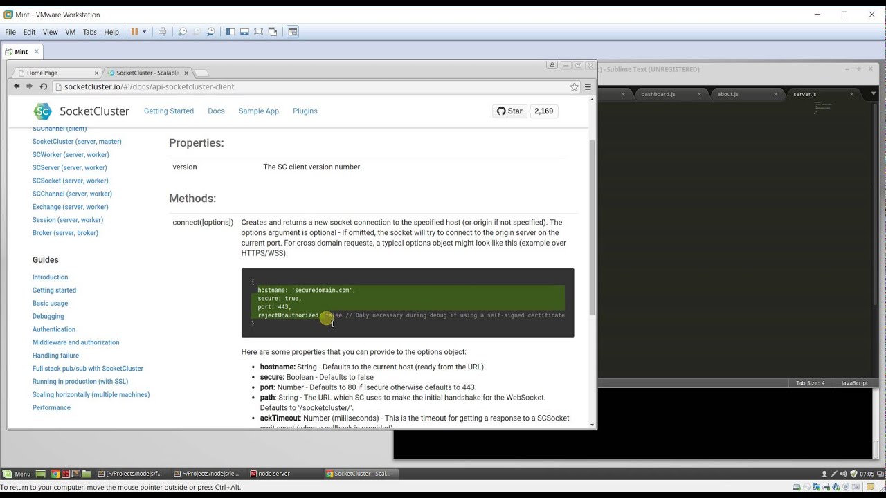 007 Socketcluster Server/Client Communication Basic