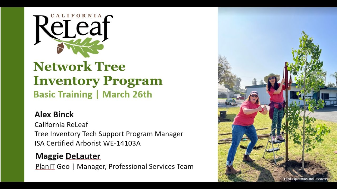 Basic TreePlotter Training Webinar - Network Tree Inventory Program