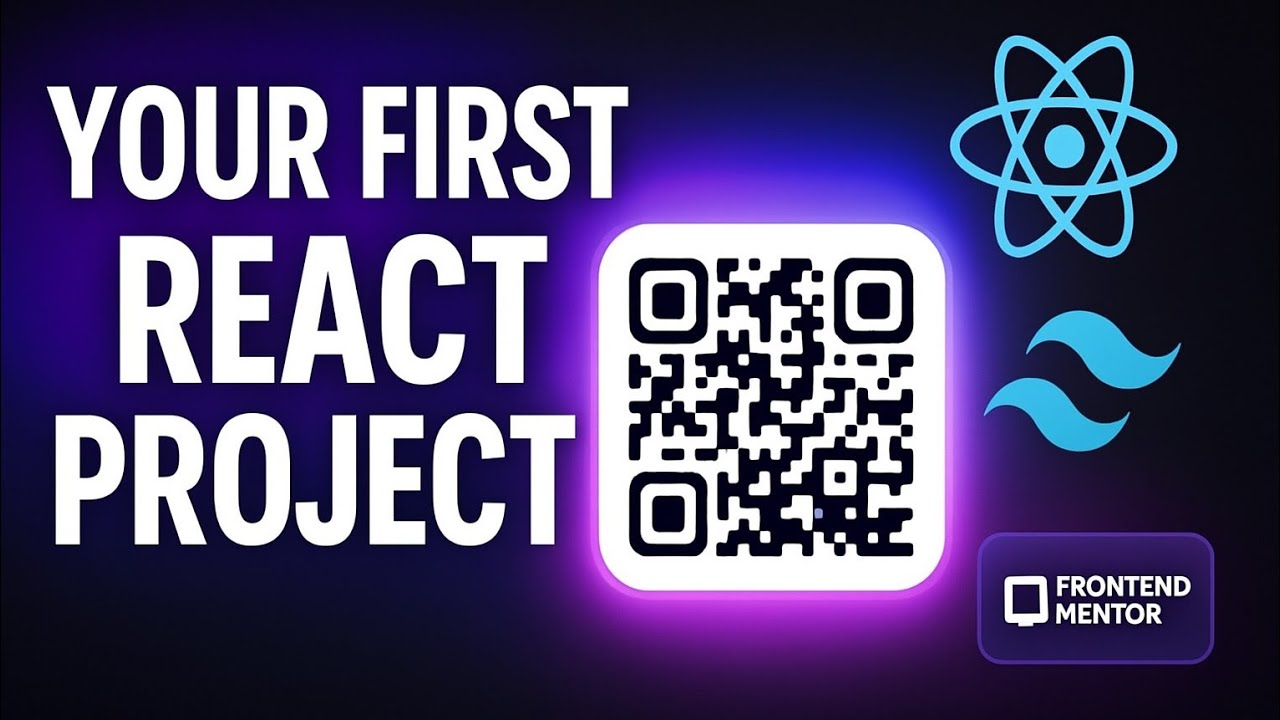 Watch Me Build a QR Code Generator With React | Frontend Mentor Challenge
