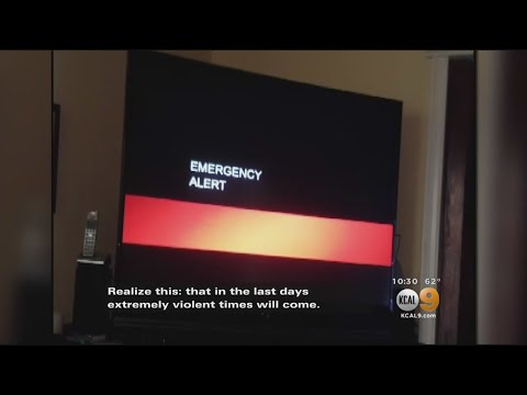Terrifying Apocalyptic Message Interrupts Orange County TV Broadcast
