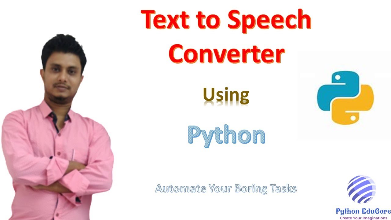 Text to Speech Conversion || Python || gTTS module