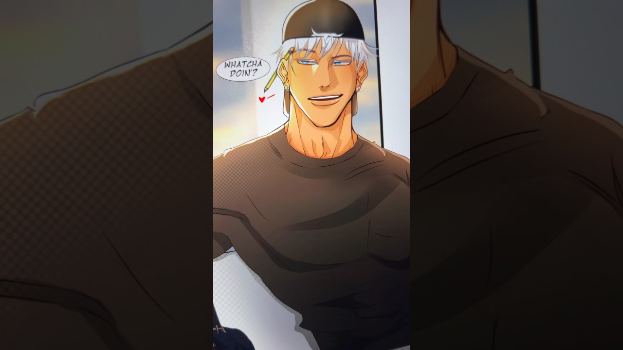 #GojoSatoru and y/n in College #jjk #jujutsukaisen #gojo #fanart