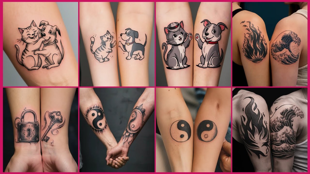 Friendship Tattoo Design Ideas 💞 Best Friend Tattoos👭 Cute Matching Tattoos
