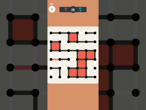 Dot and boxes 18/7 enjoy the game. #games #gaming #gameplay #youtubeshorts #viralshort #viralvideo