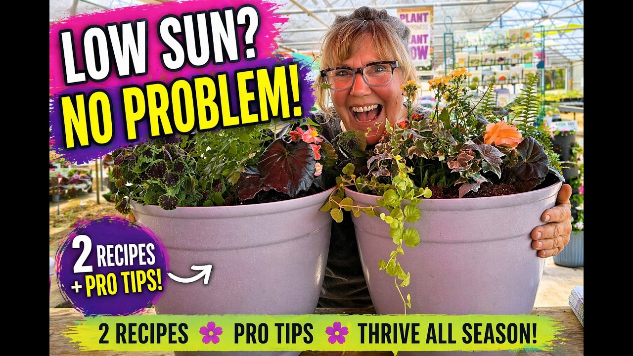Part Shade Container Gardening Made Easy | 2 Recipes + Pro Tips 🌿