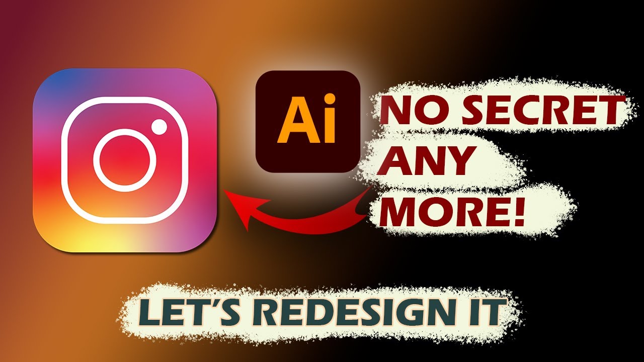 Step by step redesigning Instagram logo in Adobe Illustrator 2025. (Everything explained)