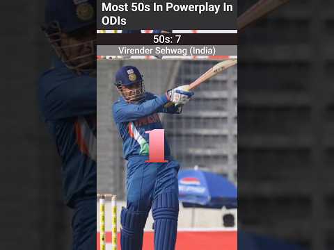 Most 50s in Powerplay cricket๐