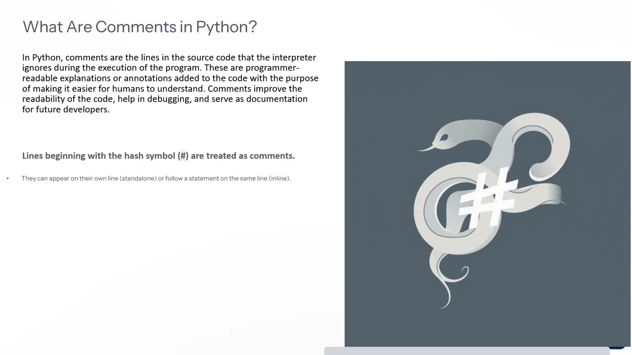 Mastering Comments in Python Writing Clear Effective Code Notes
