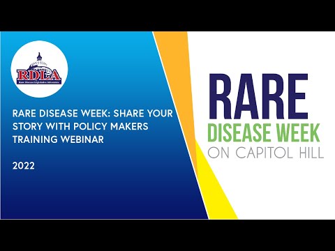 Share Your Story with Policymakers Training: Rare Disease Week 2022