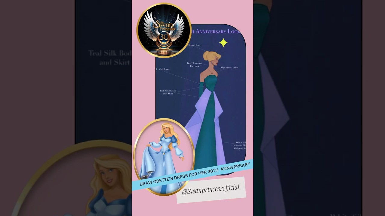 Fan Art Contest!!! Design Princess Odette’s Own Dress for her 30th Anniversary! 🦢👗
