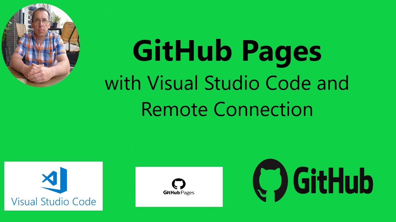 Create GitHub Pages with Visual Studio Code and Remote Connection