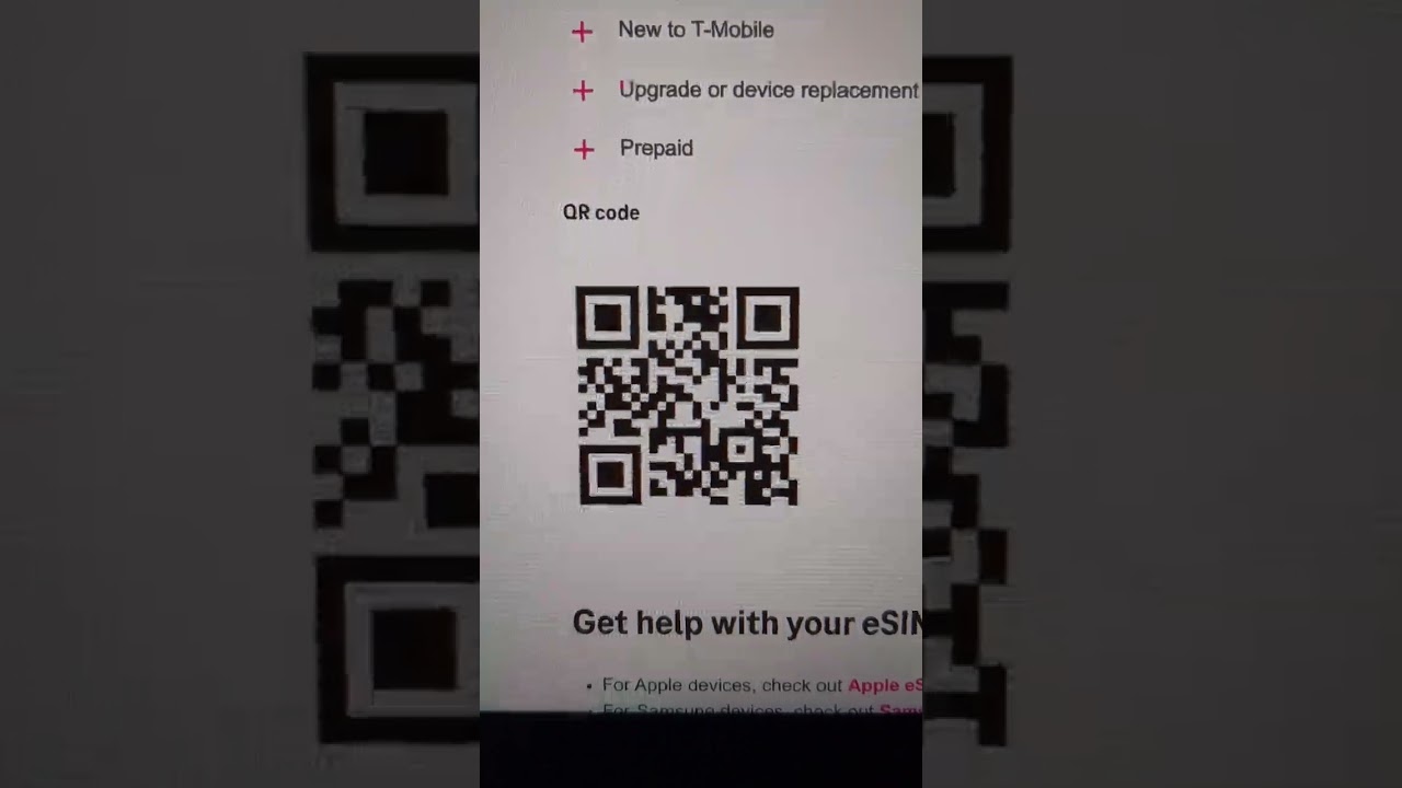 TMobile eSIM QR Code, 5G SA, Info in Description