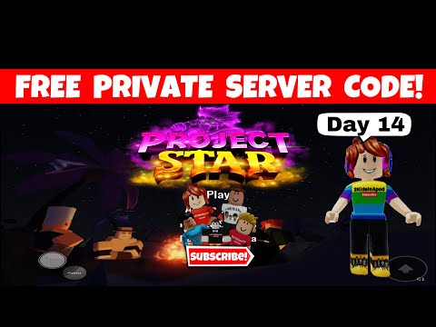 *NEW* FREE PRIVATE SERVER CODE Project Star Day 14 | ROBLOX Anime Game