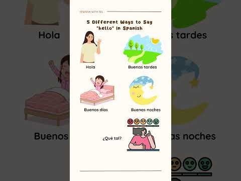 5 Different Ways to Say "hello" in Spanish