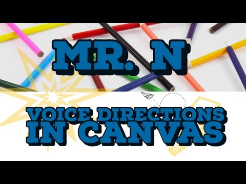 Adding audio directions in Canvas LMS