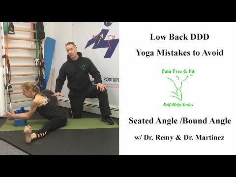 Degenerative Disc Disease Exercises to Avoid and Include- Yoga Angle Pose Mistakes