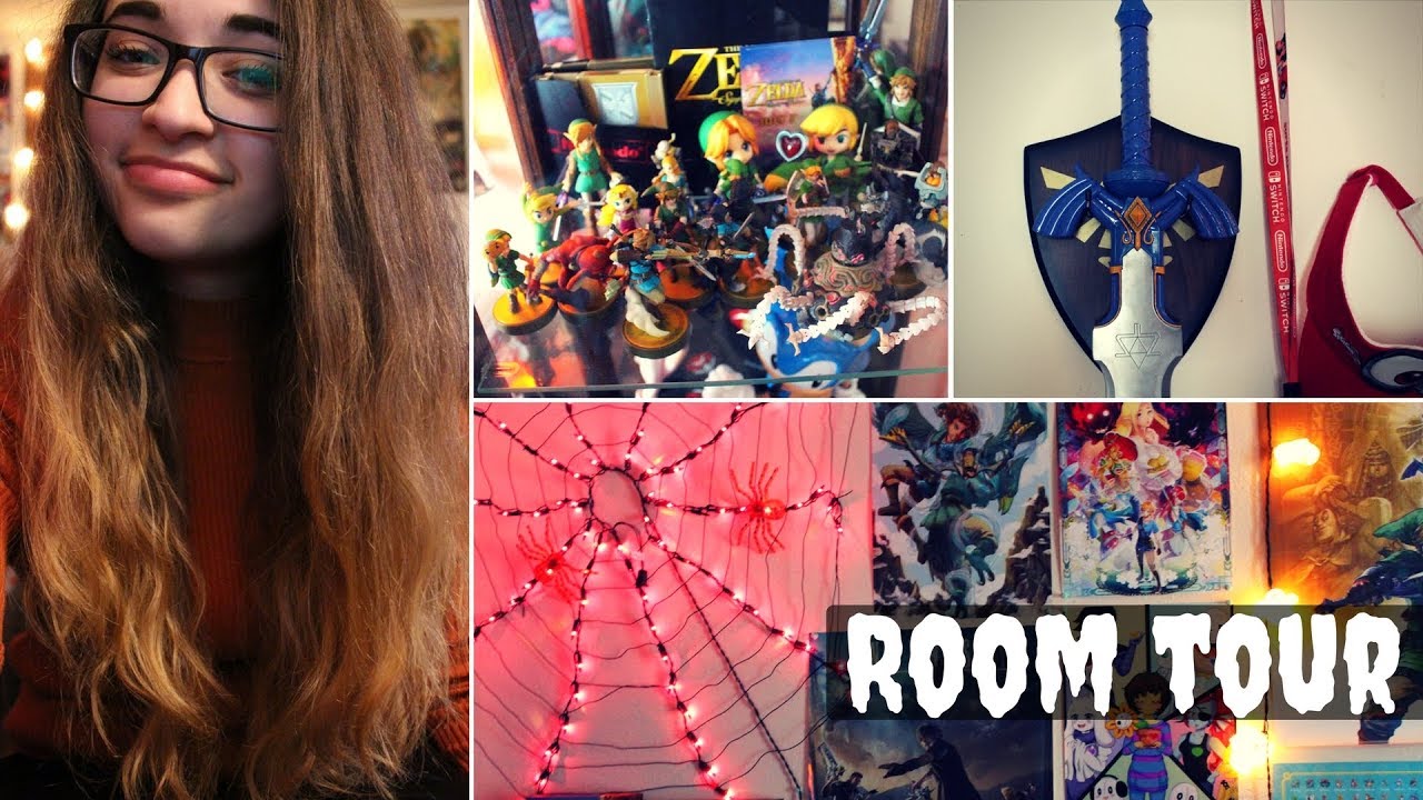 SPOOKY NERD CAVE || Room Tour