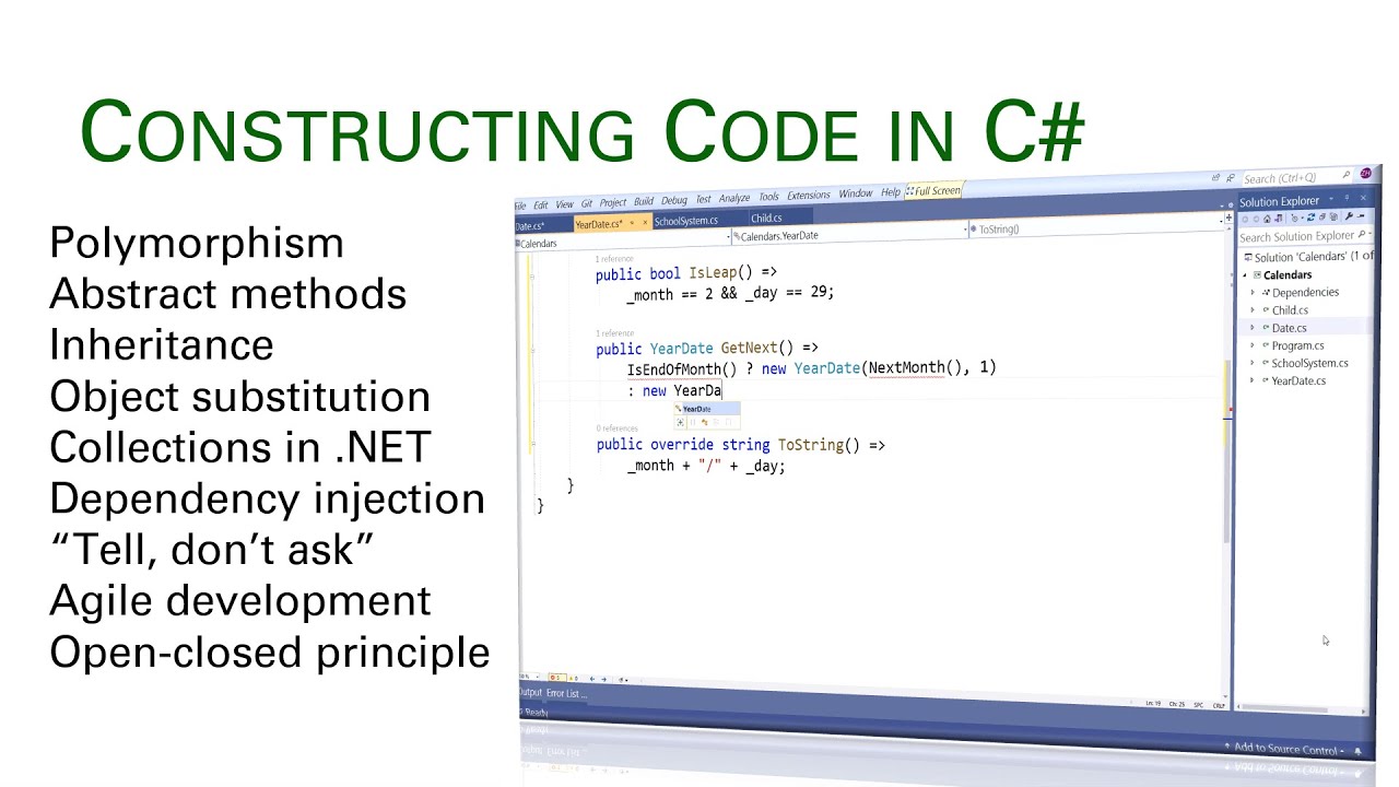 Course Trailer: Beginning Object-oriented Programming with C#
