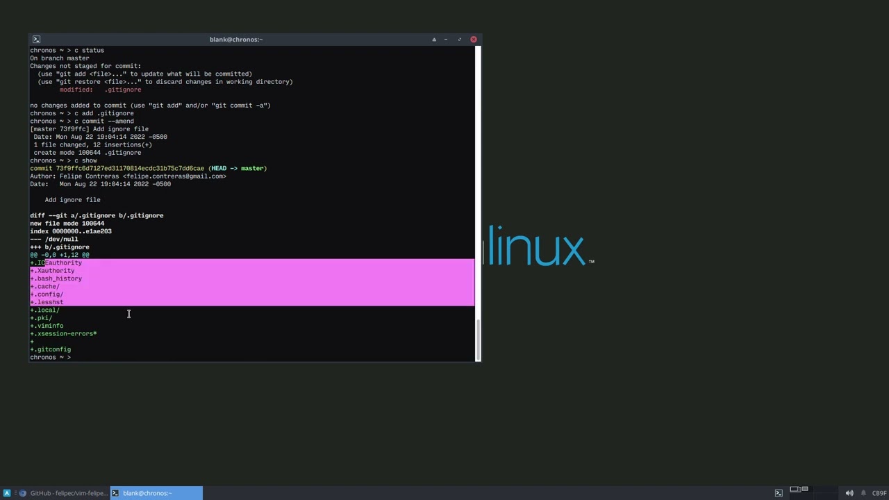 dot-files: initial configuration