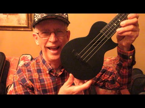 Unboxing Enya Nova U Mini 21" carbon fiber travel ukulele. Soprano!