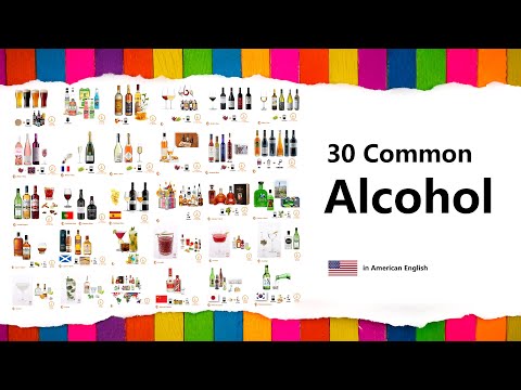 Learn Alcohol in English (30 Common Names with Spelling)