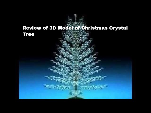 Christmas crystal tree 3D Model - FlatPyramid
