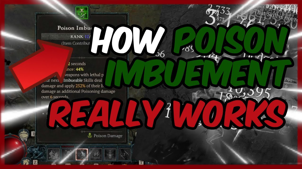 How I think poison imbuement actually works / scales - My findings ...