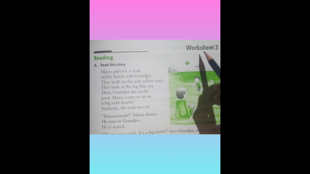 Class - 1, English Grammar, Worksheet -3