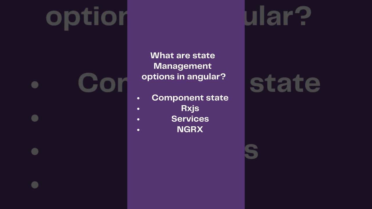 Angular Interview Questions and answers 2024 (Angular 17)