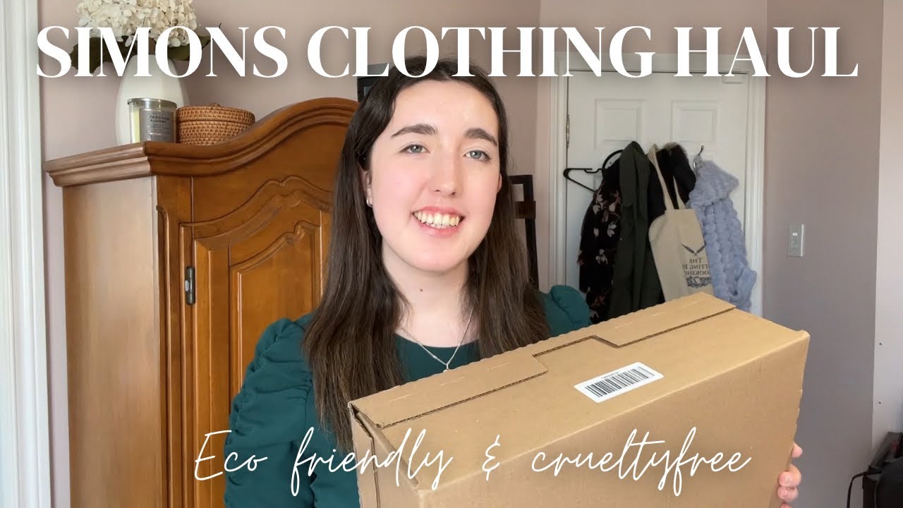 SIMONS CLOTHING - ecofriendly! (Clothing Haul) | Camille Elle