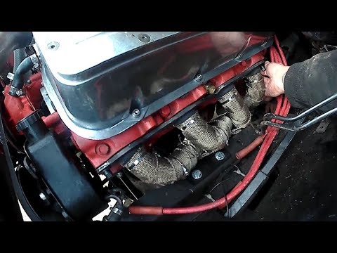 454 Big Block C10 Header Install Video Part 1