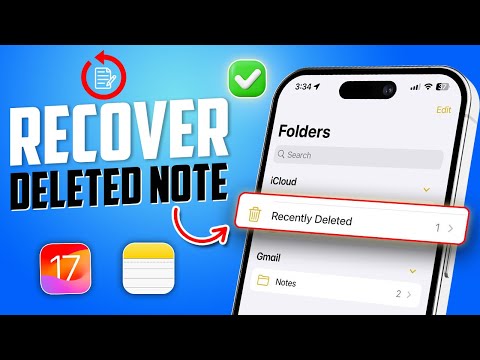How to Recover Deleted Notes on iPhone | Get Deleted iPhone Notes Back